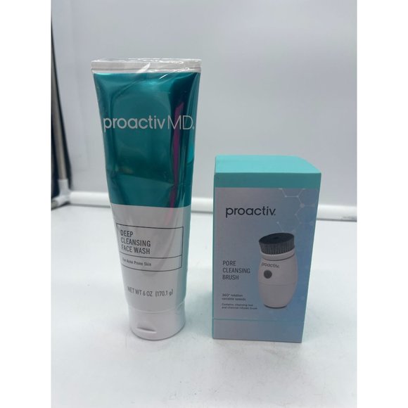 Proactiv | Skincare | Proactiv Md Deep Cleansing Face Wash And Pore Cleansing Brush New | Poshmark
